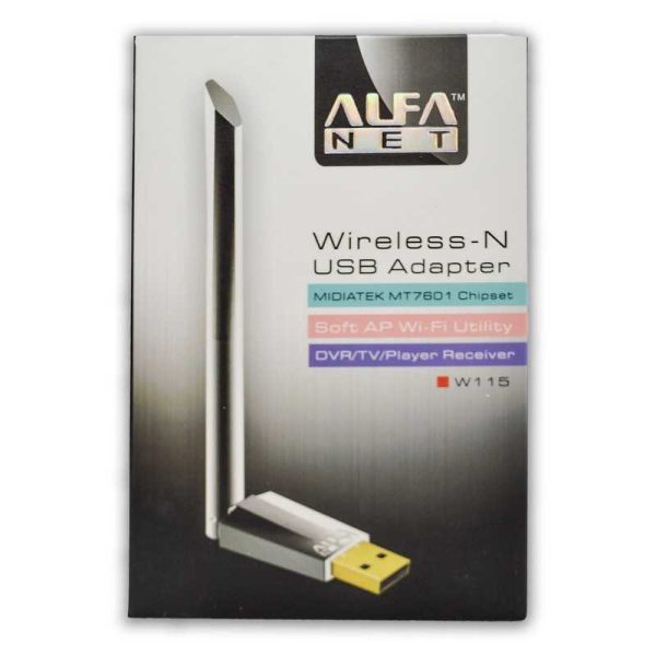 دانگل وای فای آلفا مدل Alfa W115 | ارزان آباد